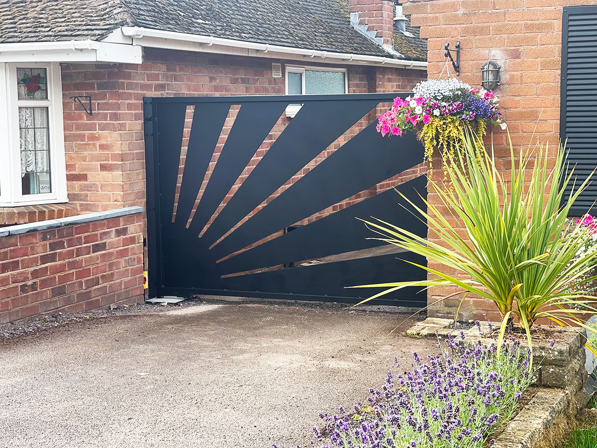 Contemporary Gates | Modern Metal Driveway Gates