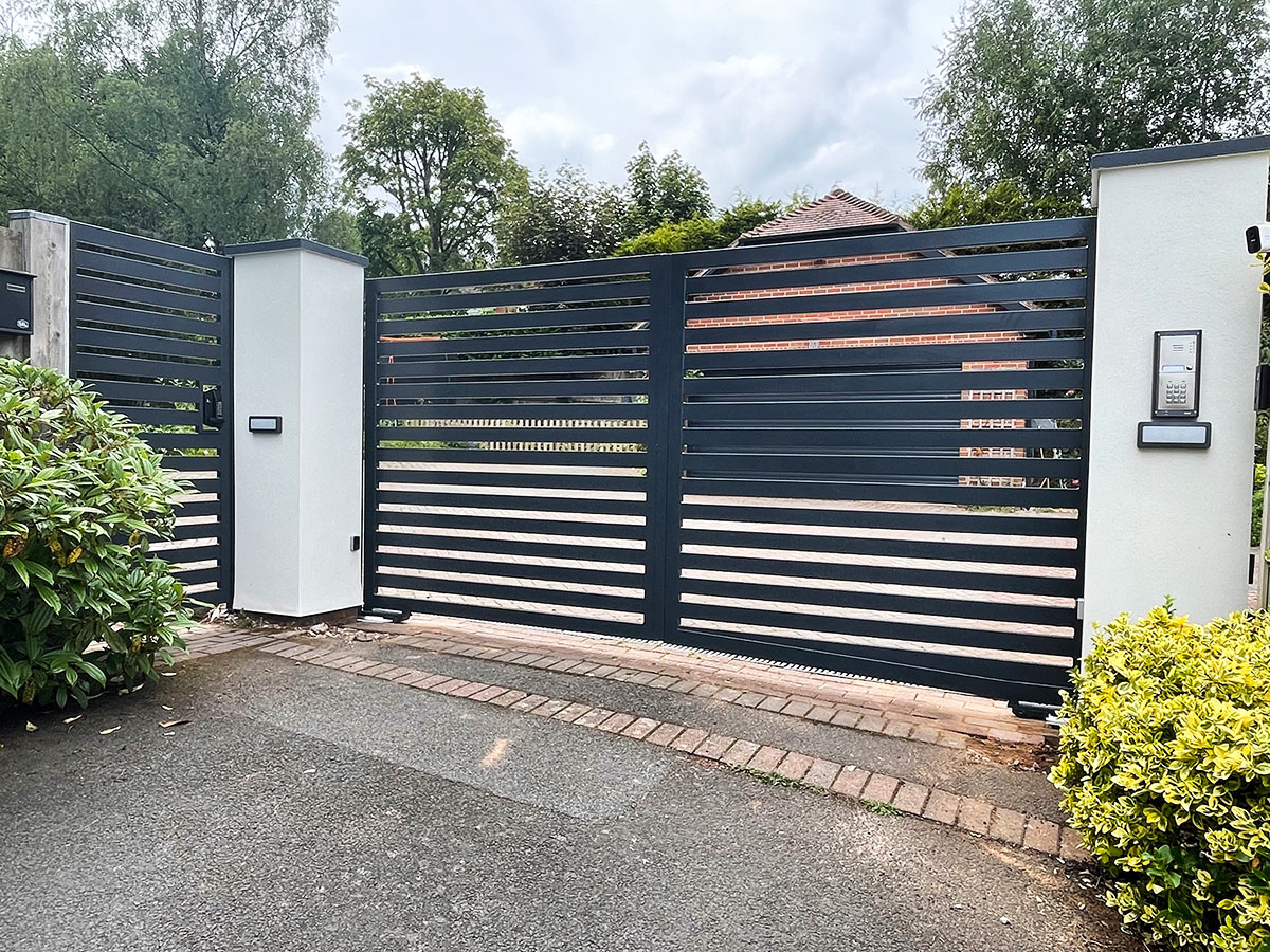 Contemporary Gates | Modern Metal Driveway Gates